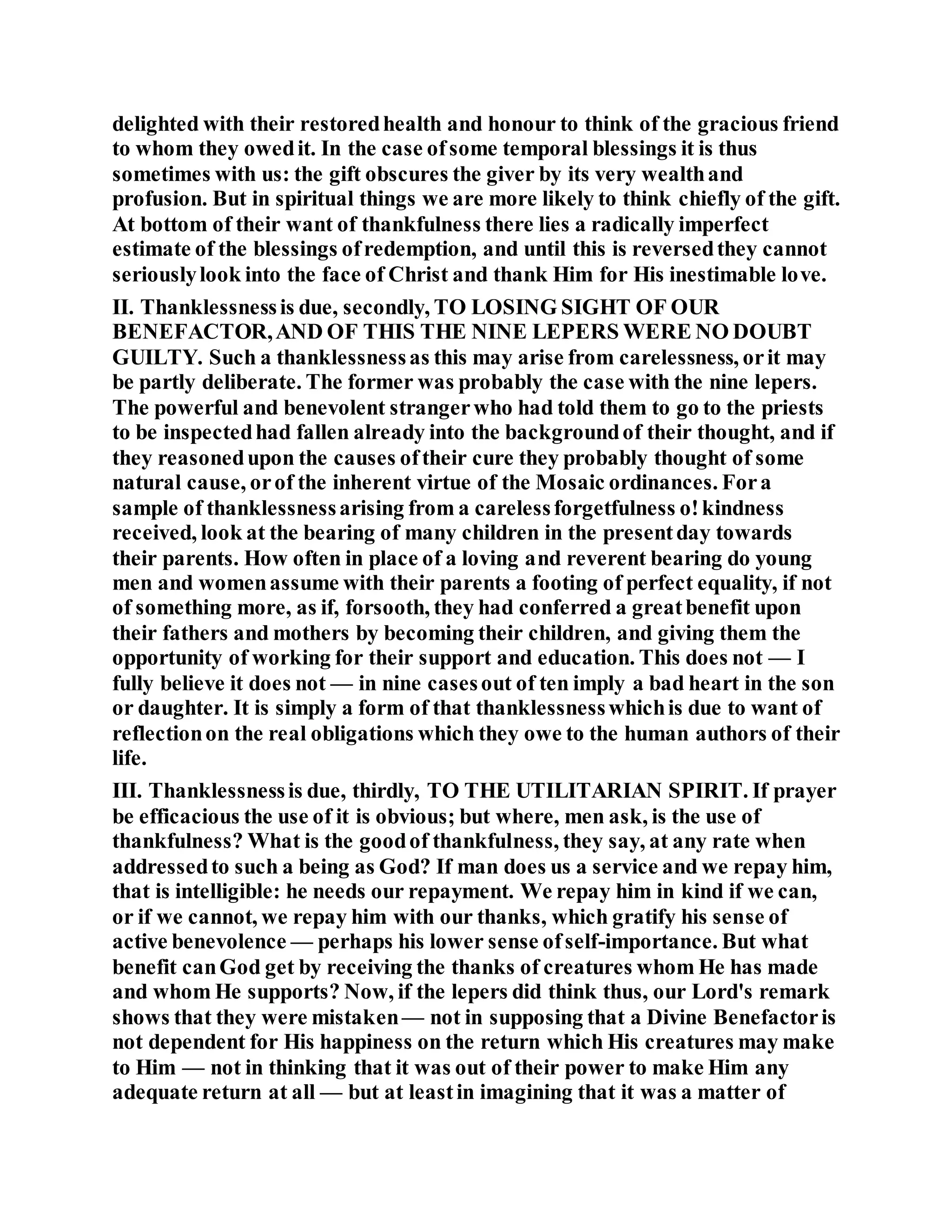 Jesus was puzzled by thanklessness | PDF