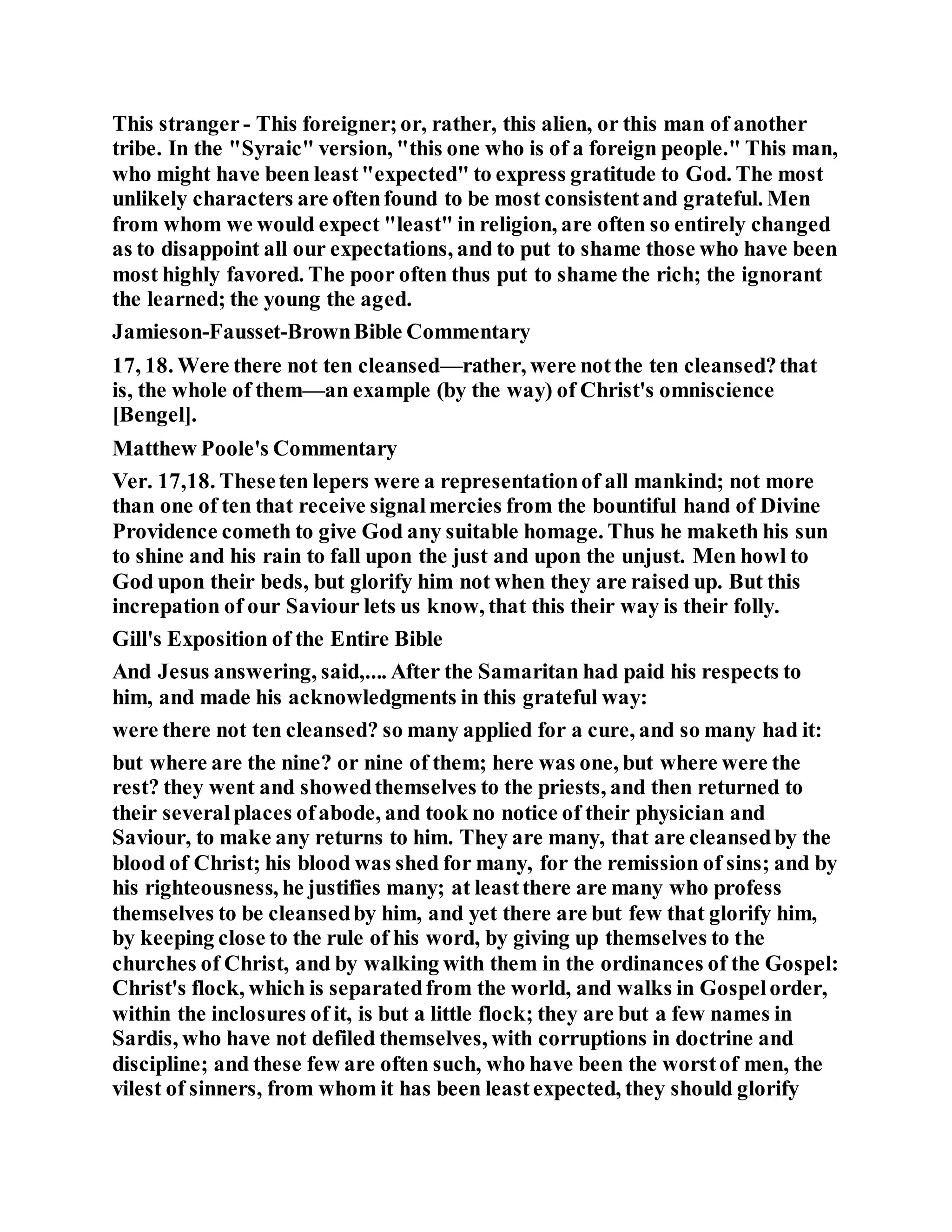 Jesus was puzzled by thanklessness | PDF