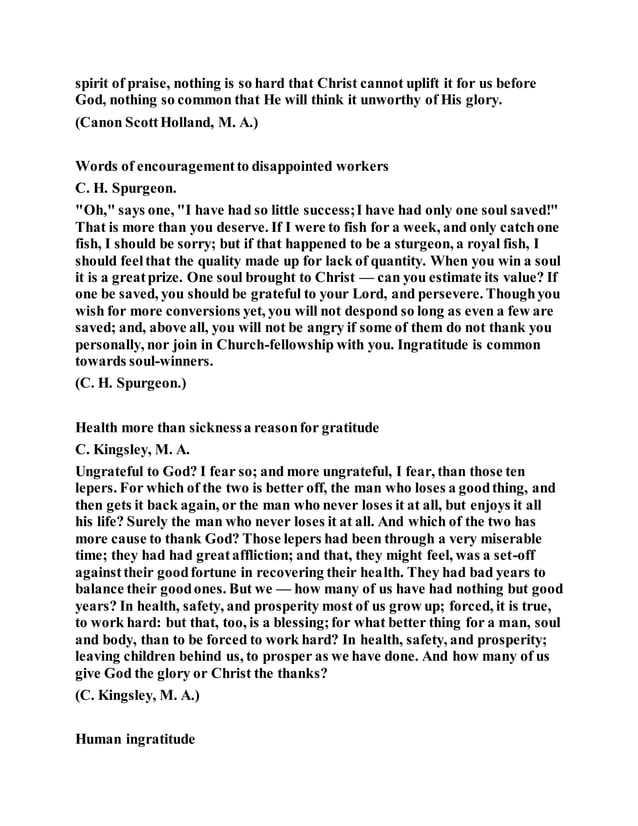 Jesus was puzzled by thanklessness | PDF