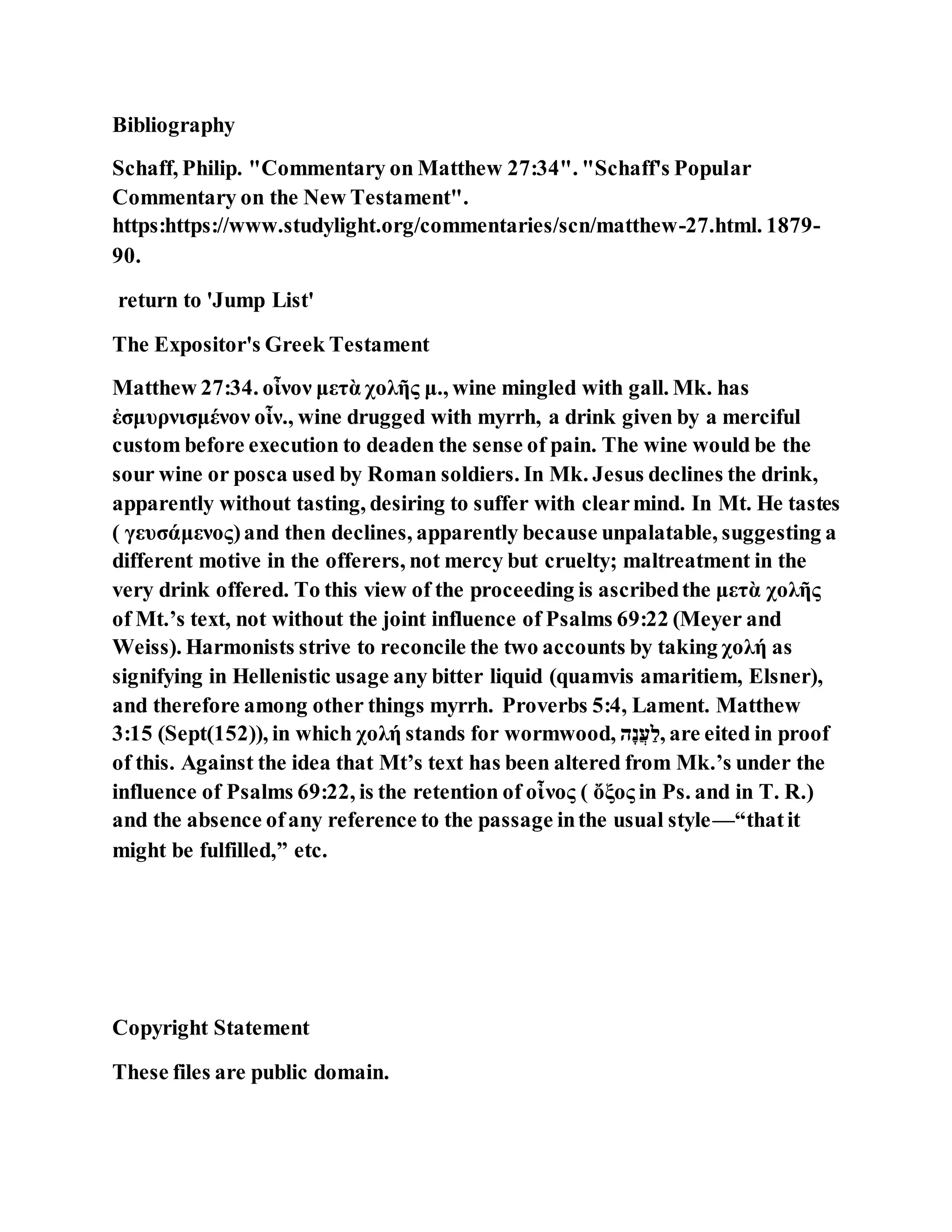 Jesus was refusing to drink gall | PDF