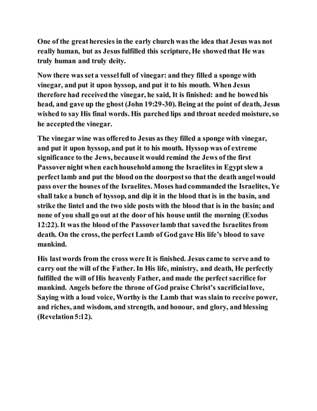 Jesus was refusing to drink gall | PDF