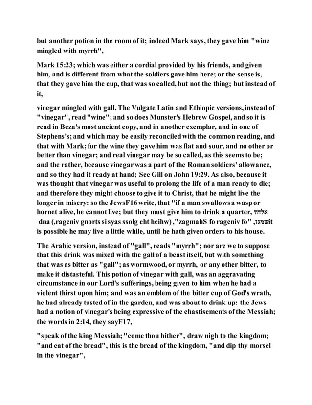 Jesus was refusing to drink gall | PDF