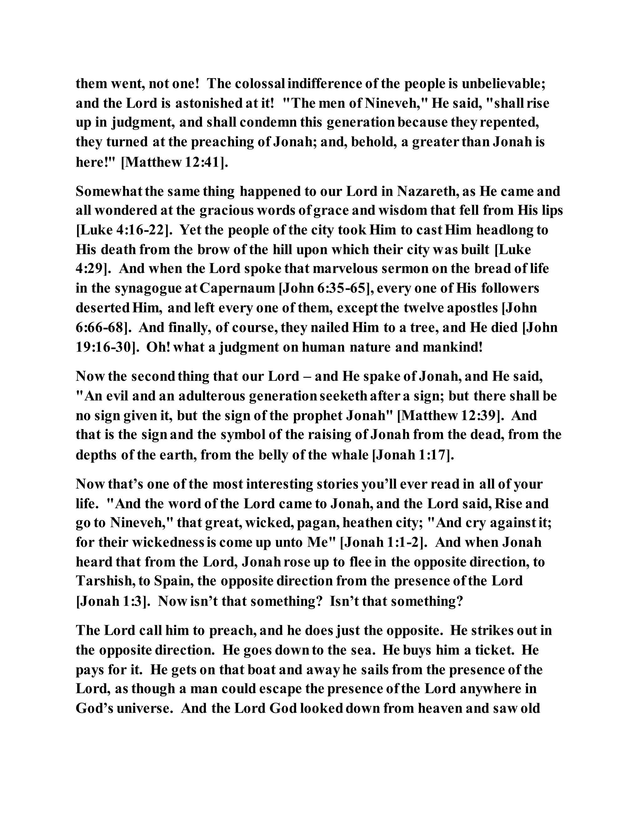 Jesus was something greater than jonah | DOCX