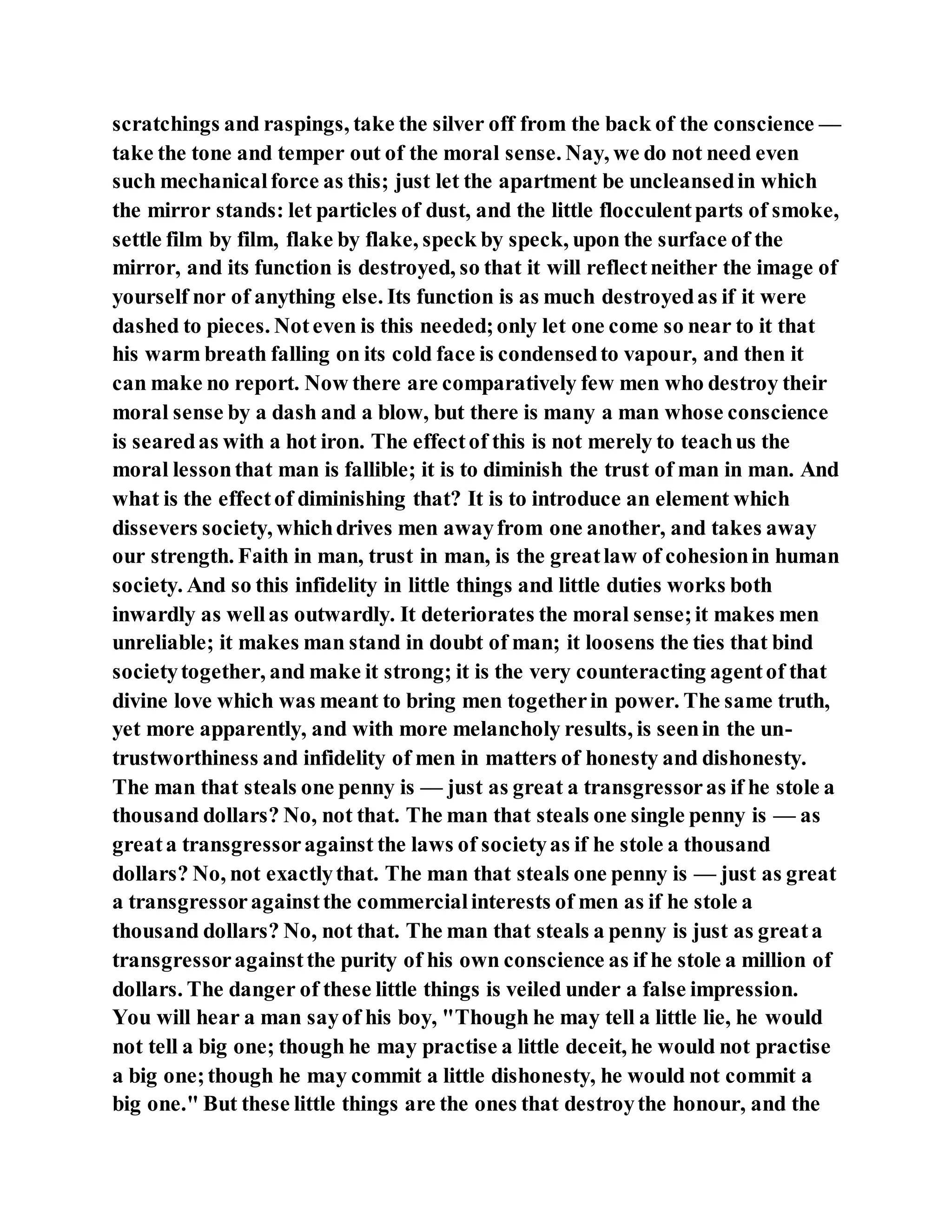 Jesus was stressing the importance of little things | PDF