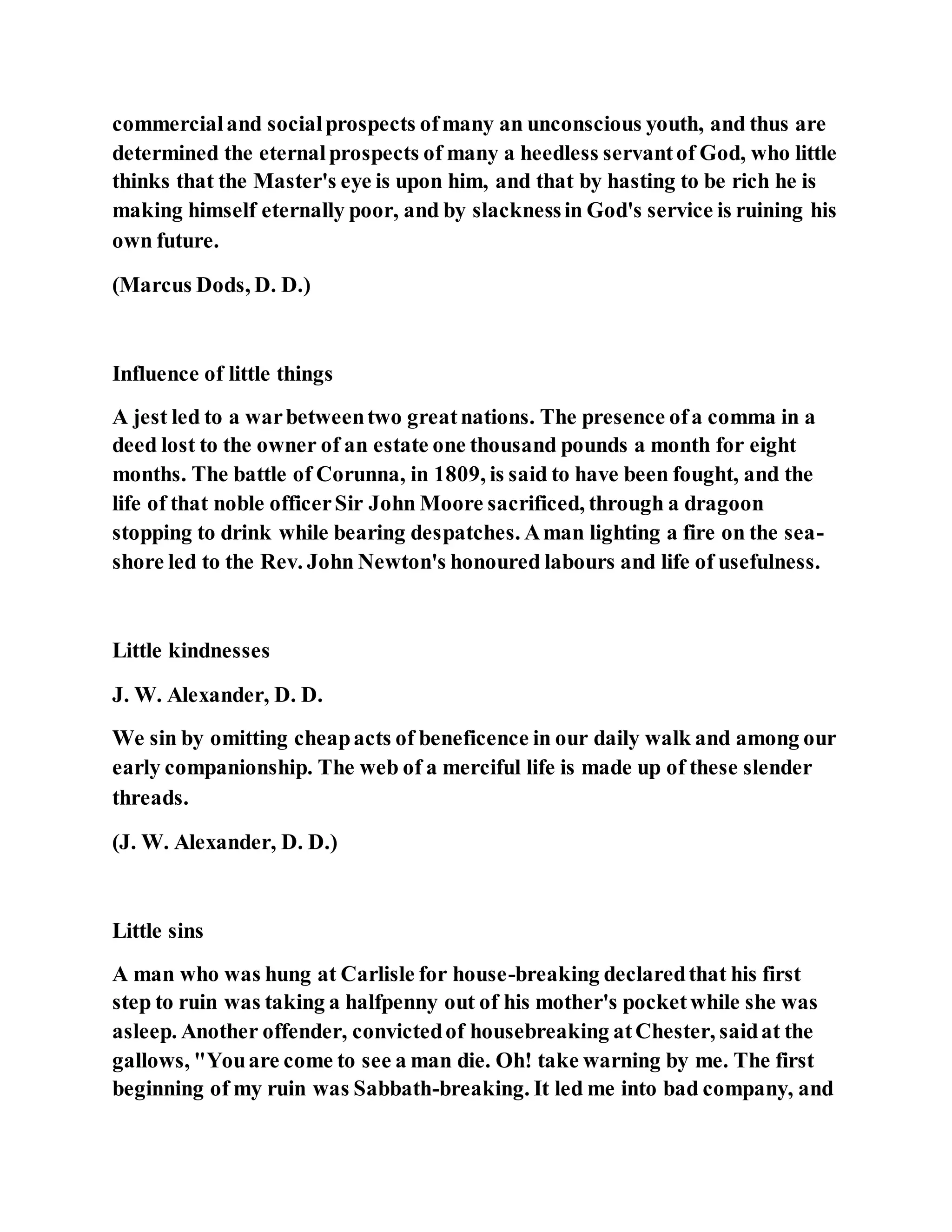 Jesus was stressing the importance of little things | PDF