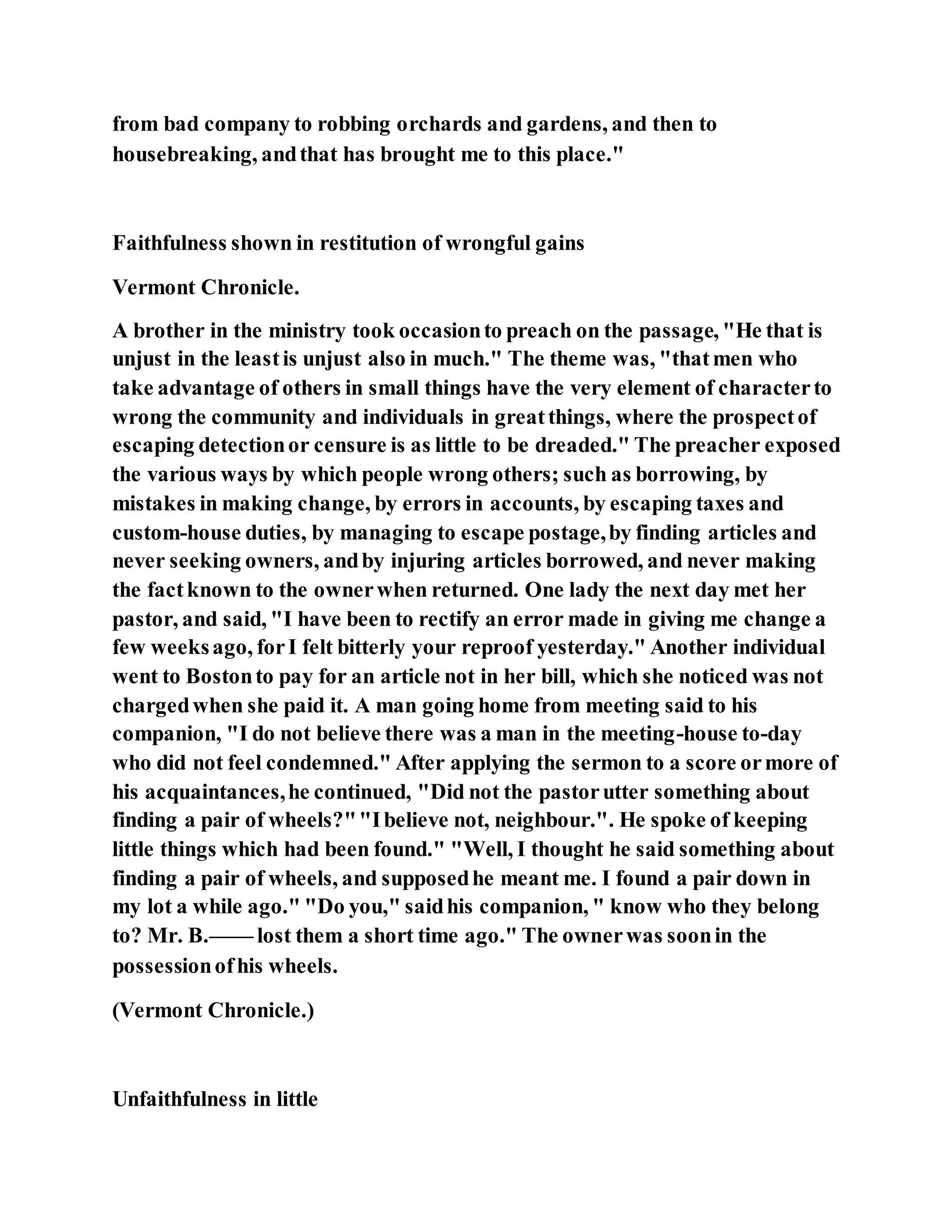 Jesus was stressing the importance of little things | PDF