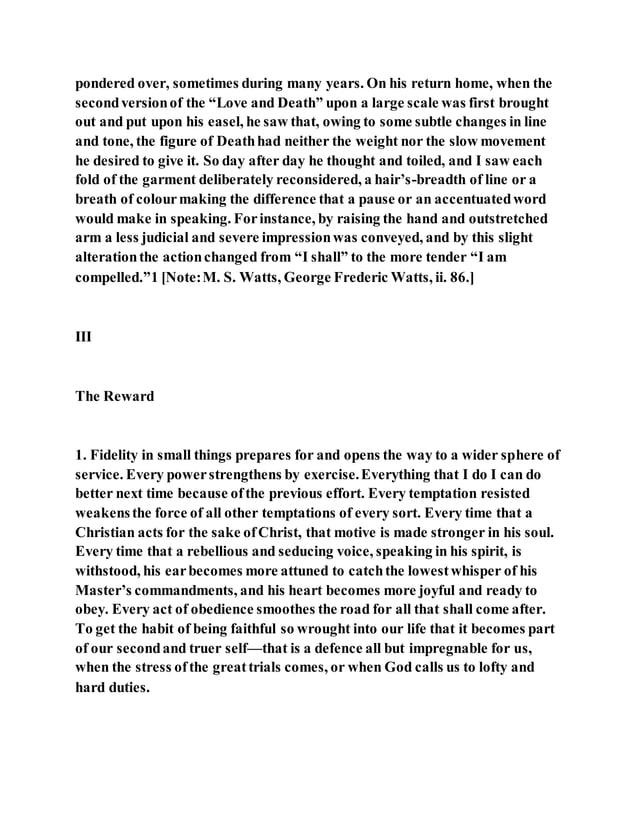 Jesus was stressing the importance of little things | PDF