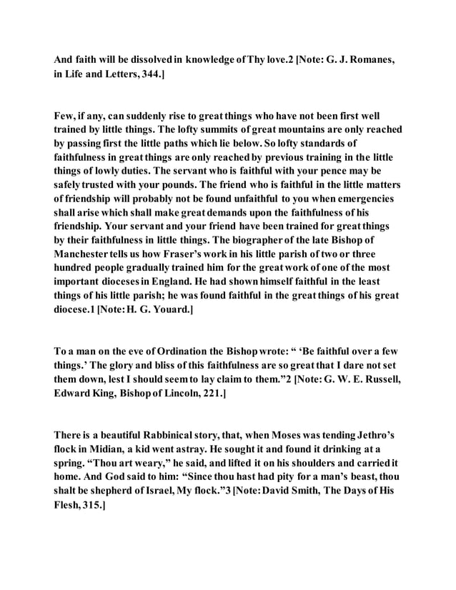 Jesus was stressing the importance of little things | PDF