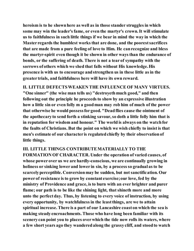 Jesus was stressing the importance of little things | PDF