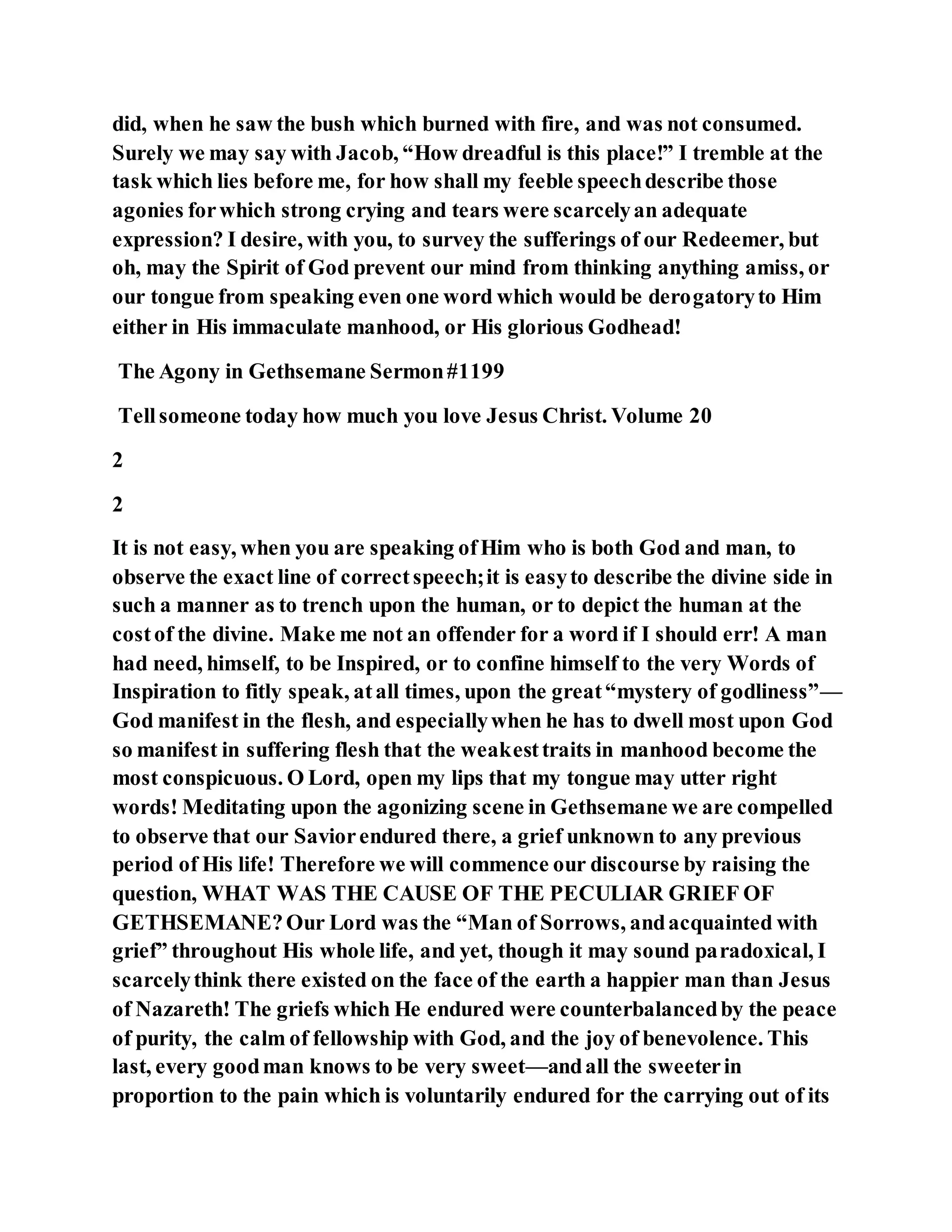 Jesus was sweating blood in gethsemane | DOCX | Christianity | Religion ...