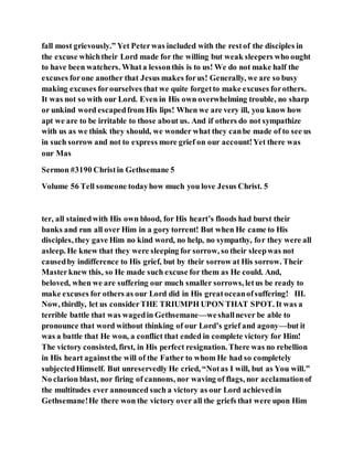 Jesus was sweating blood in gethsemane | DOCX