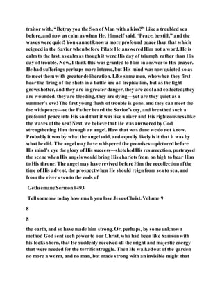 Jesus was sweating blood in gethsemane | DOCX
