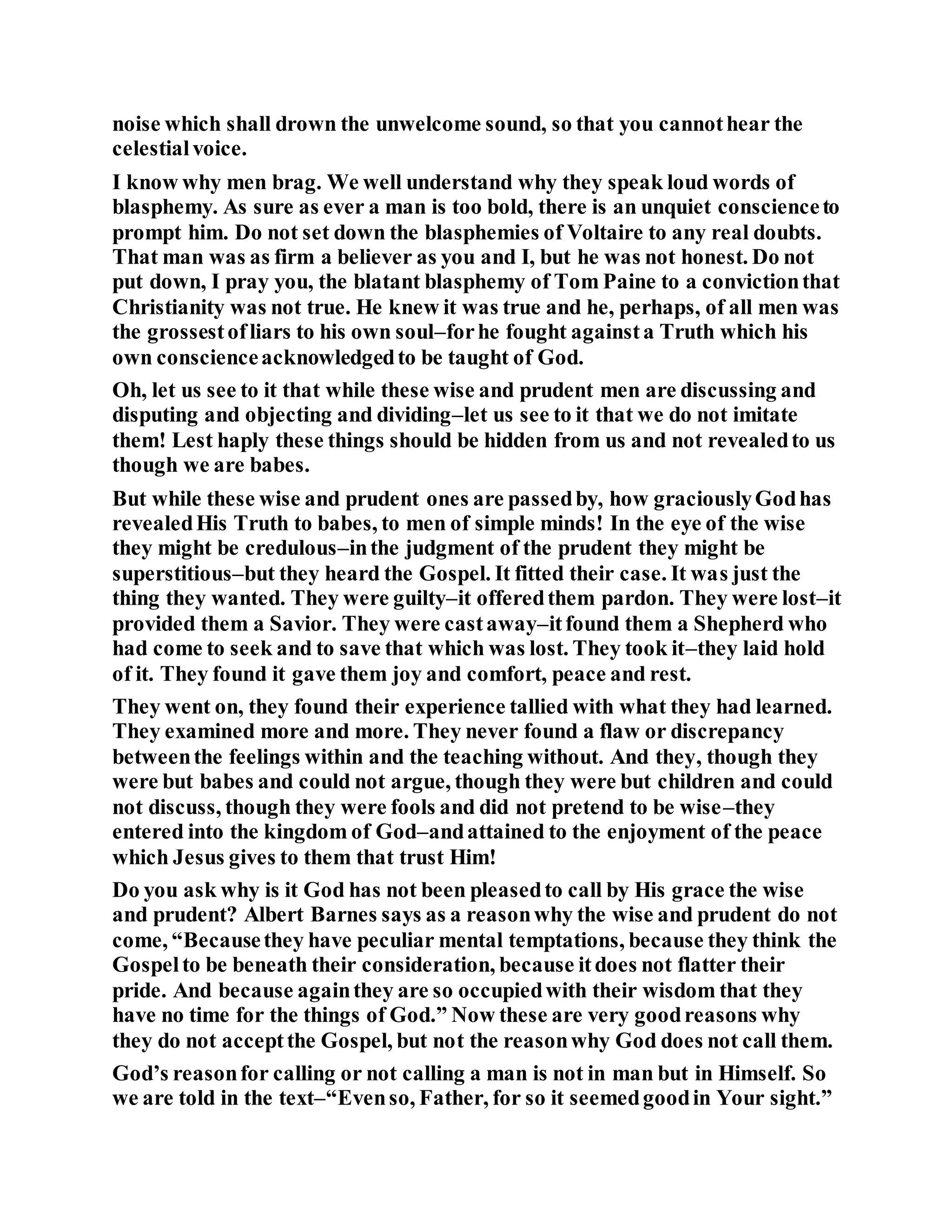 Jesus was thanking his heavenly father | DOCX