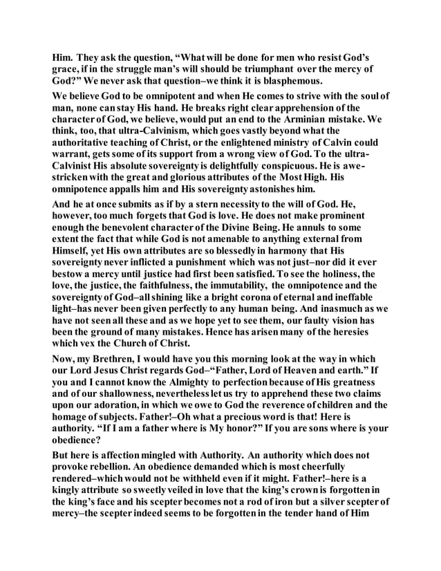 Jesus was thanking his heavenly father | DOCX