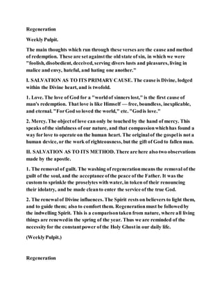 Jesus was the agent of god's mercy | DOCX