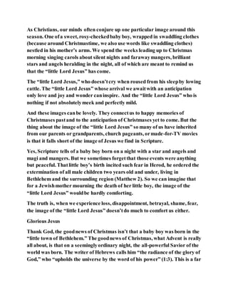 Jesus was the almighty | DOCX | Christianity | Religion & Spirituality