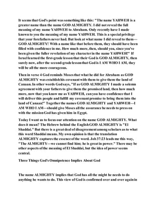 Jesus was the almighty | DOCX