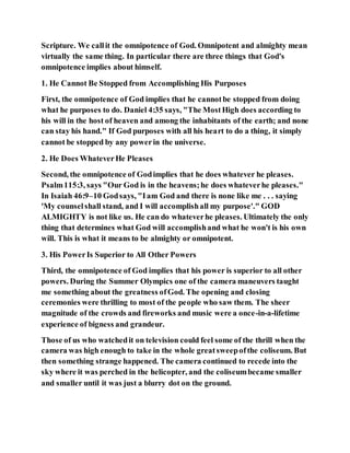 Jesus was the almighty | DOCX