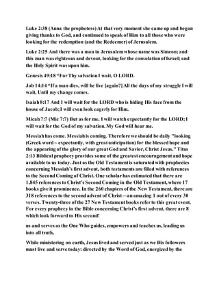 Jesus was the anointed one | DOCX