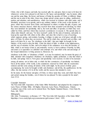 Jesus was the basis for all gentiles to be called | DOCX