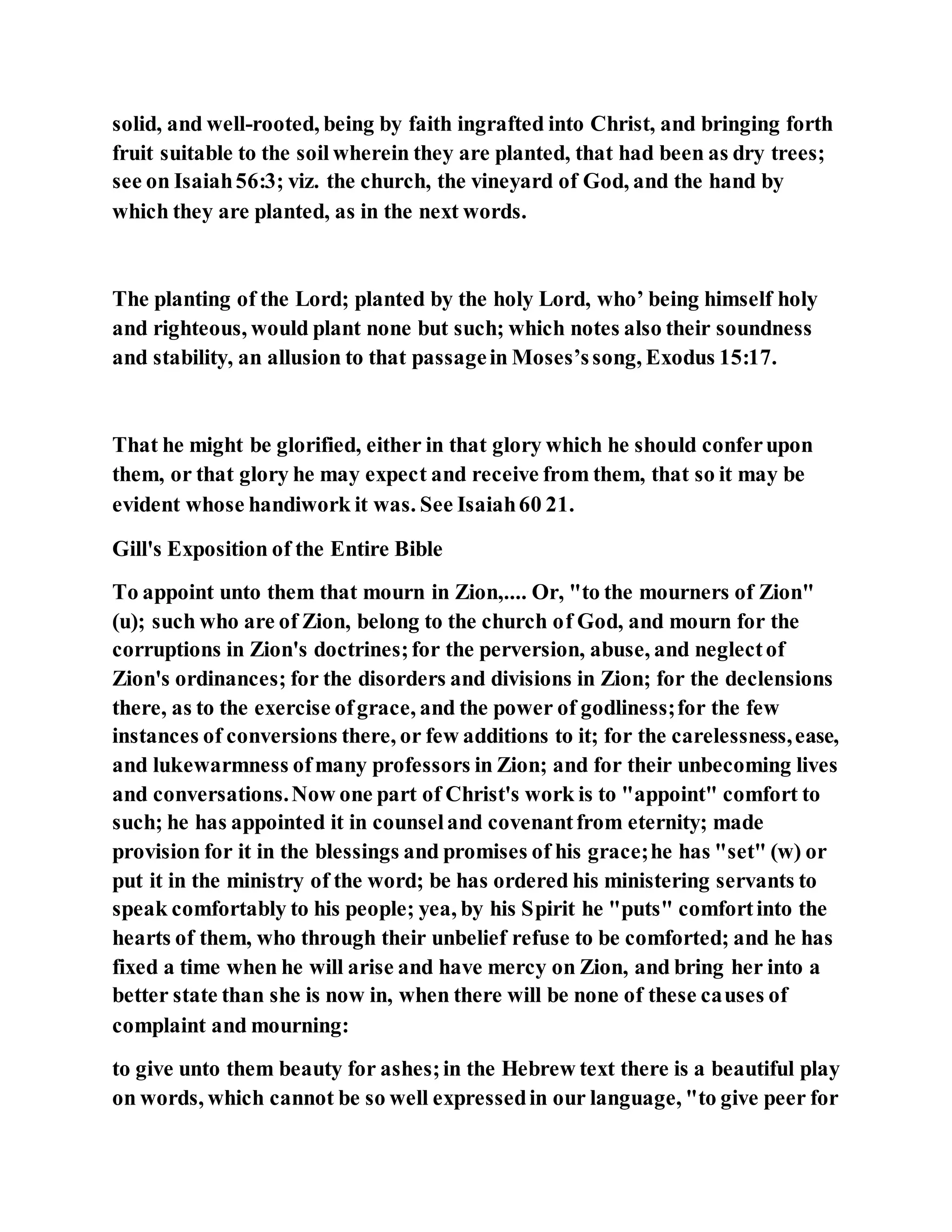 Jesus was the beautifier of god's people | DOCX