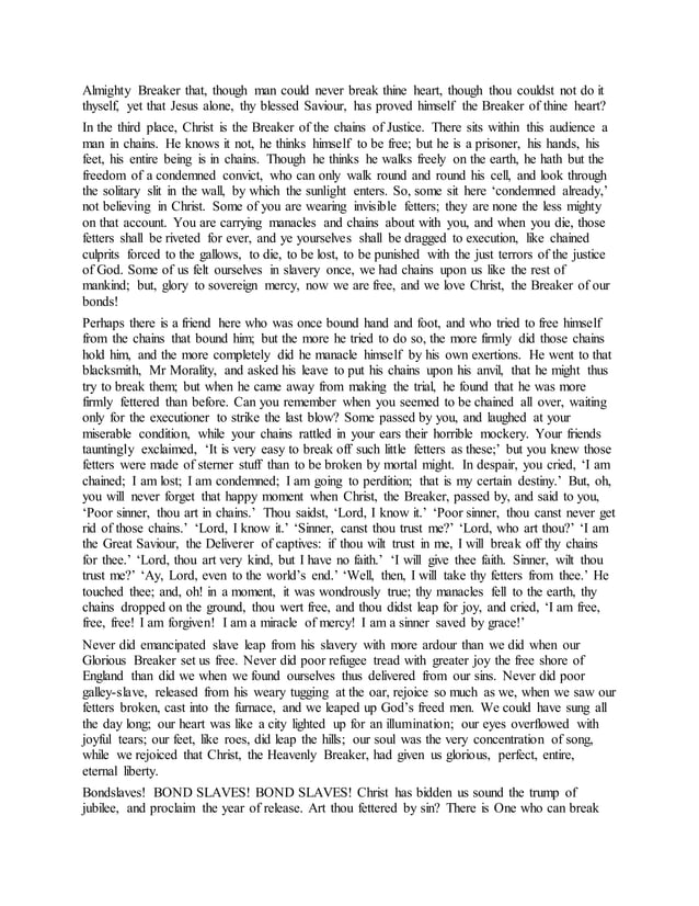 Jesus was the breaker | PDF