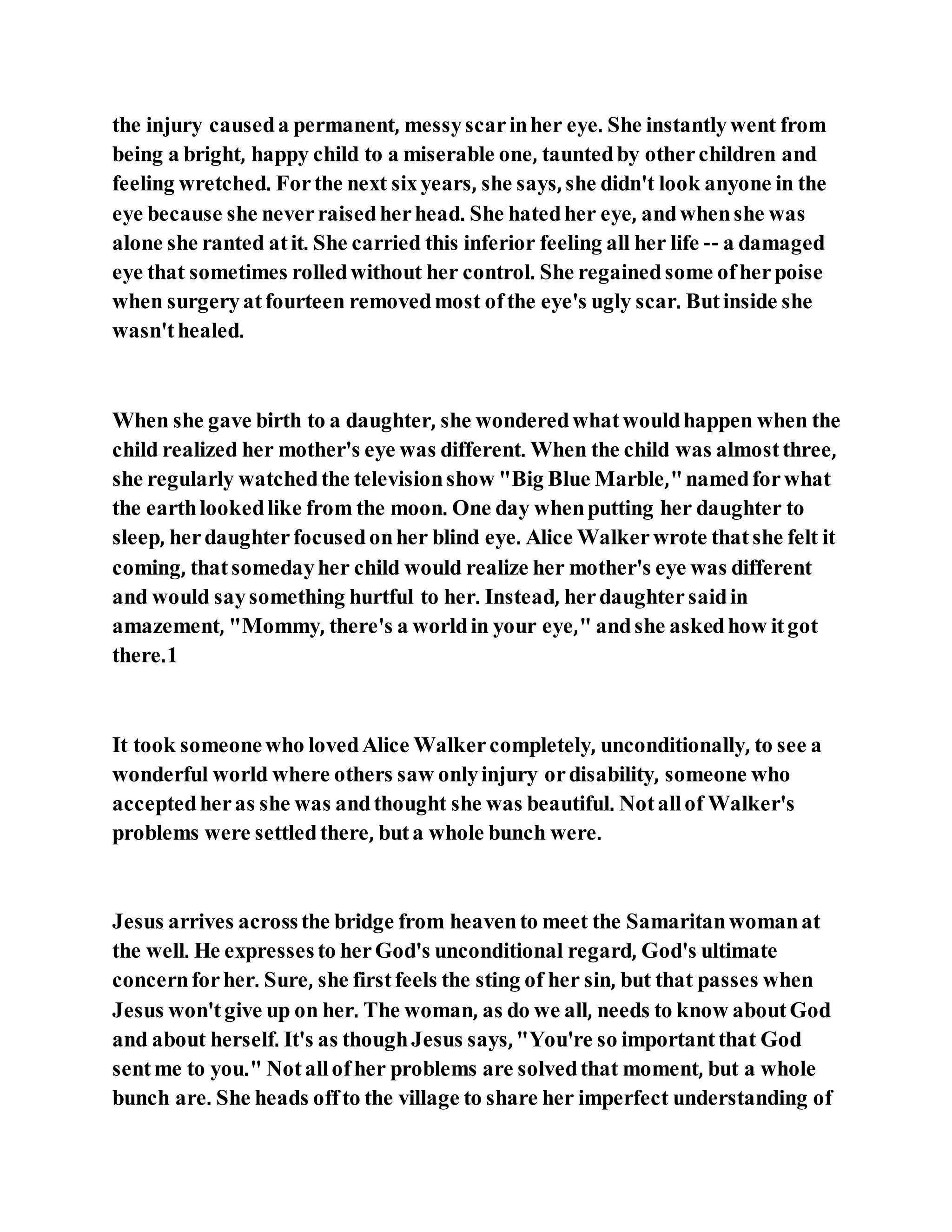 Jesus was the bridge | DOCX | Christianity | Religion & Spirituality