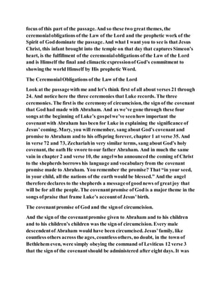 Jesus was the consolation of israel