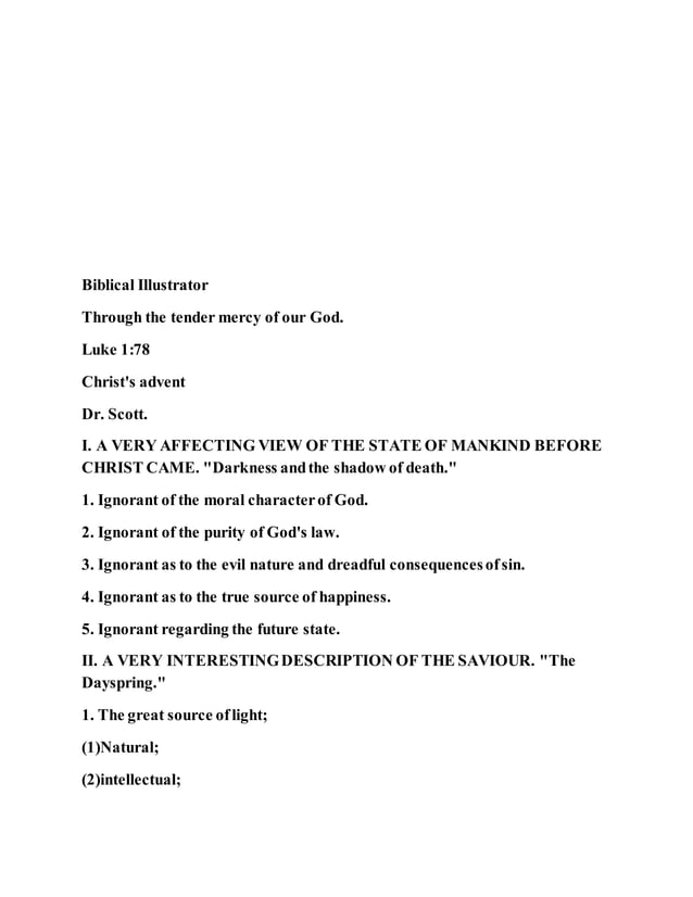 Jesus was the dayspring from on high | PDF