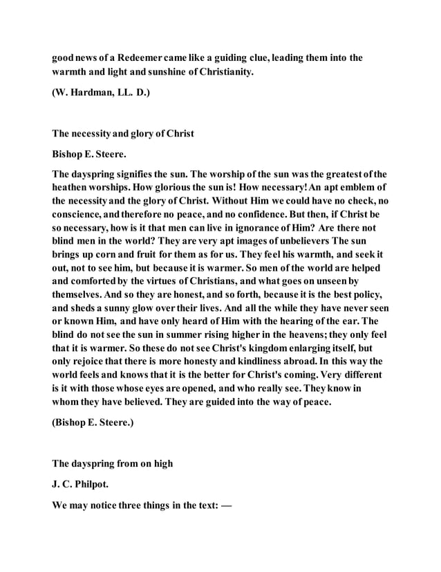 Jesus was the dayspring from on high | PDF