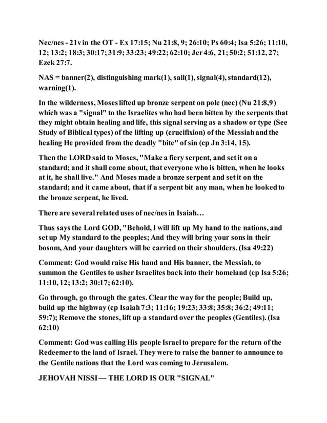 Jesus was the focus of isaiah 11 prophecy | PDF