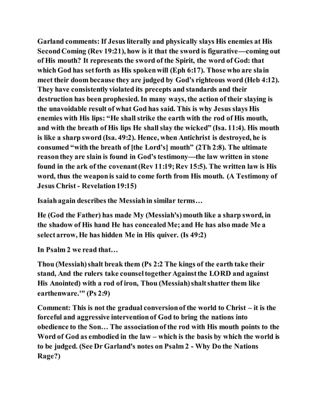 Jesus was the focus of isaiah 11 prophecy | PDF