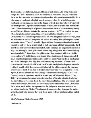 Jesus was the foolishness and weakness of god | PDF