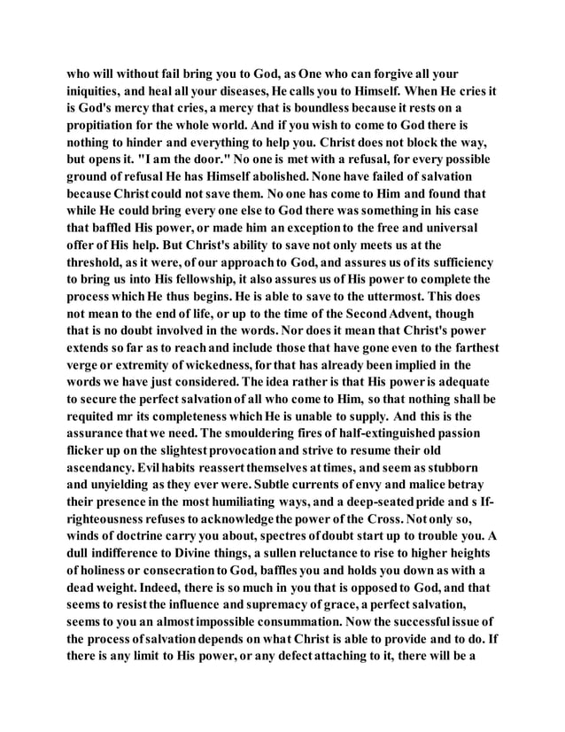 Jesus was the greatest intercessor | PDF