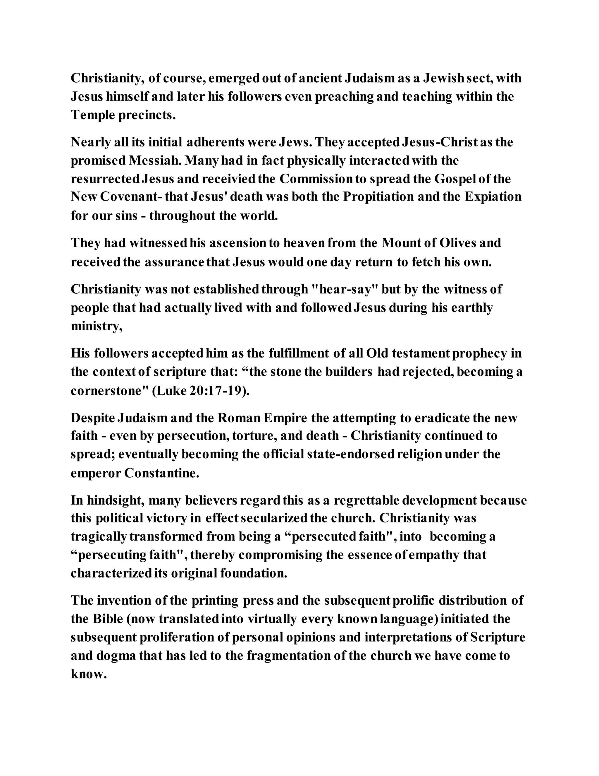 Jesus was the greatest paradox | DOCX