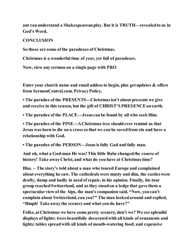 Jesus was the greatest paradox | DOCX | Christianity | Religion ...