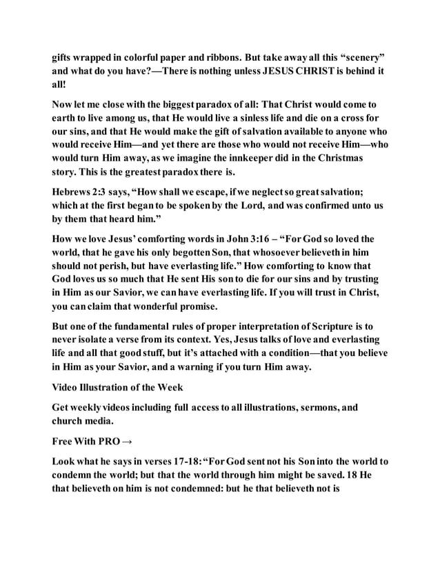 Jesus was the greatest paradox | DOCX | Christianity | Religion ...