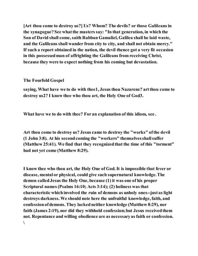 Jesus was the holy one of god | PDF