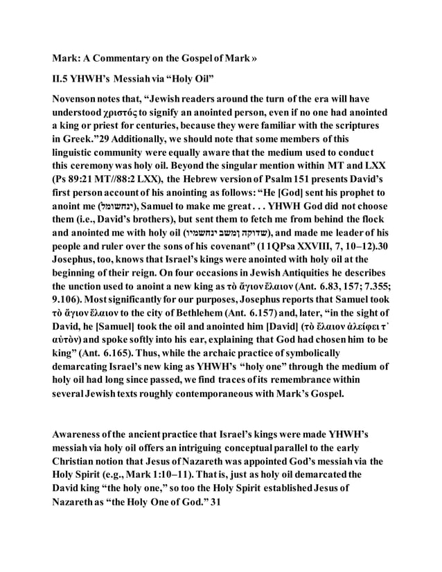 Jesus was the holy one of god | PDF