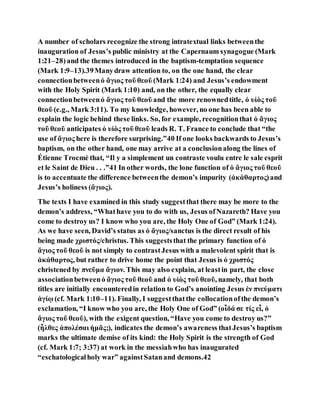 Jesus was the holy one of god | DOCX