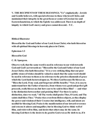Jesus was the key to blessings in heaven | DOCX