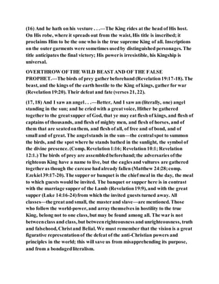 Jesus was the king of kings | DOCX