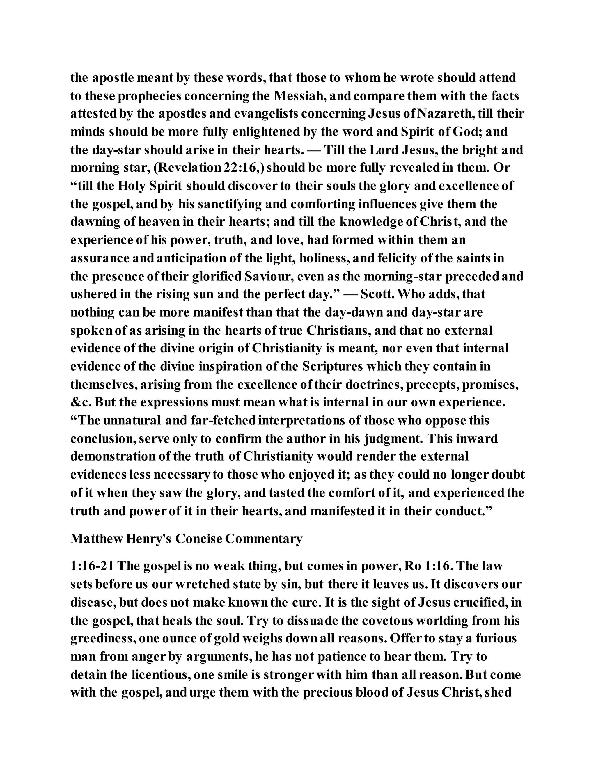Jesus was the morning star | DOCX