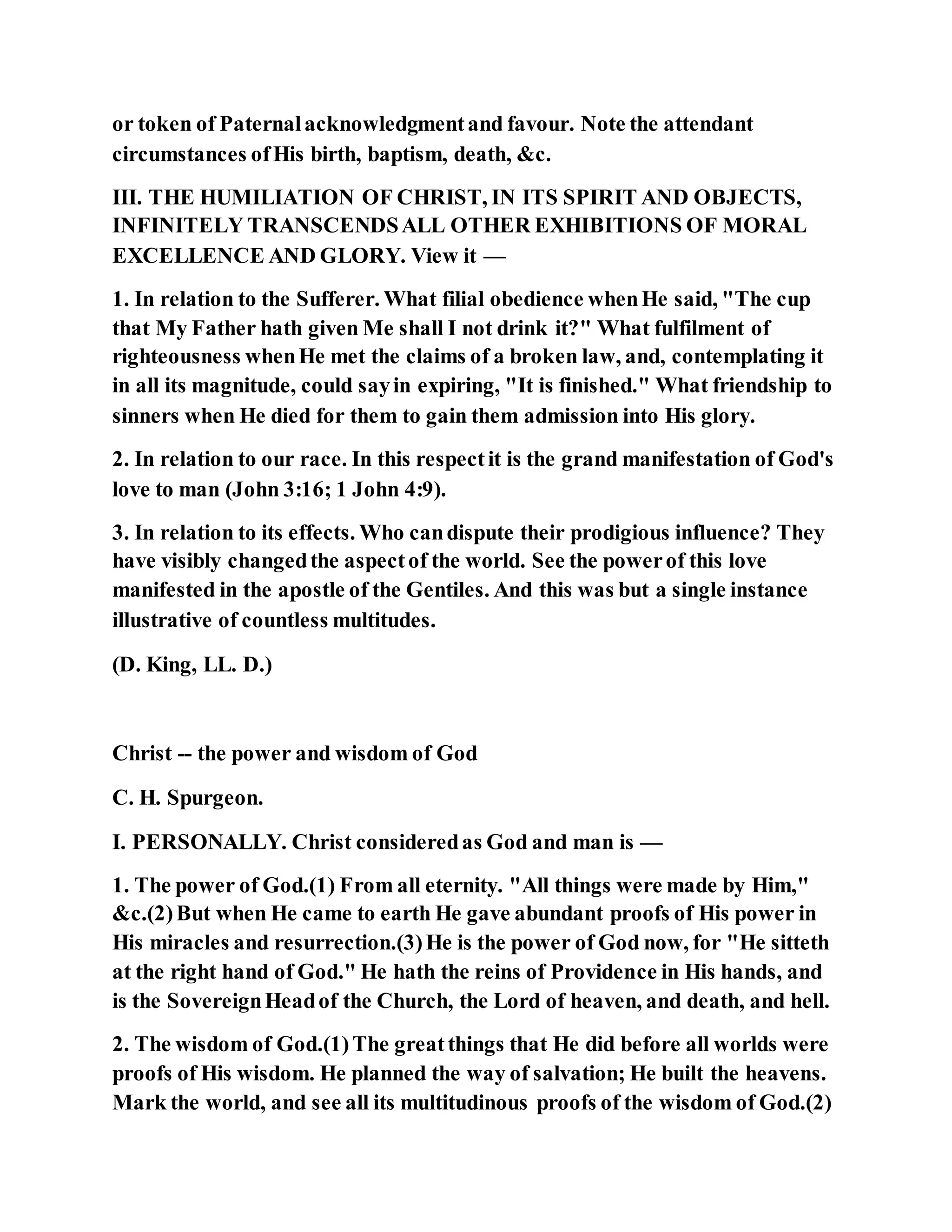Jesus was the power and wisdom of god | PDF