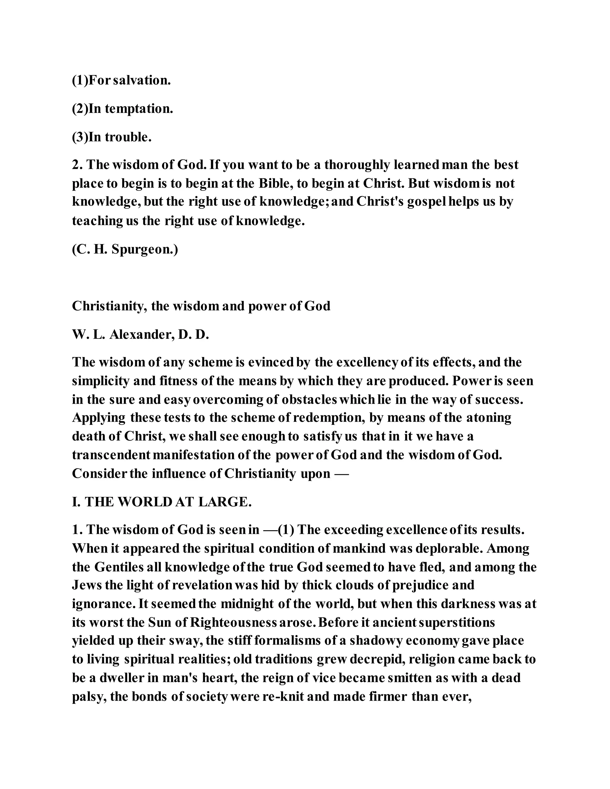 Jesus was the power and wisdom of god | PDF