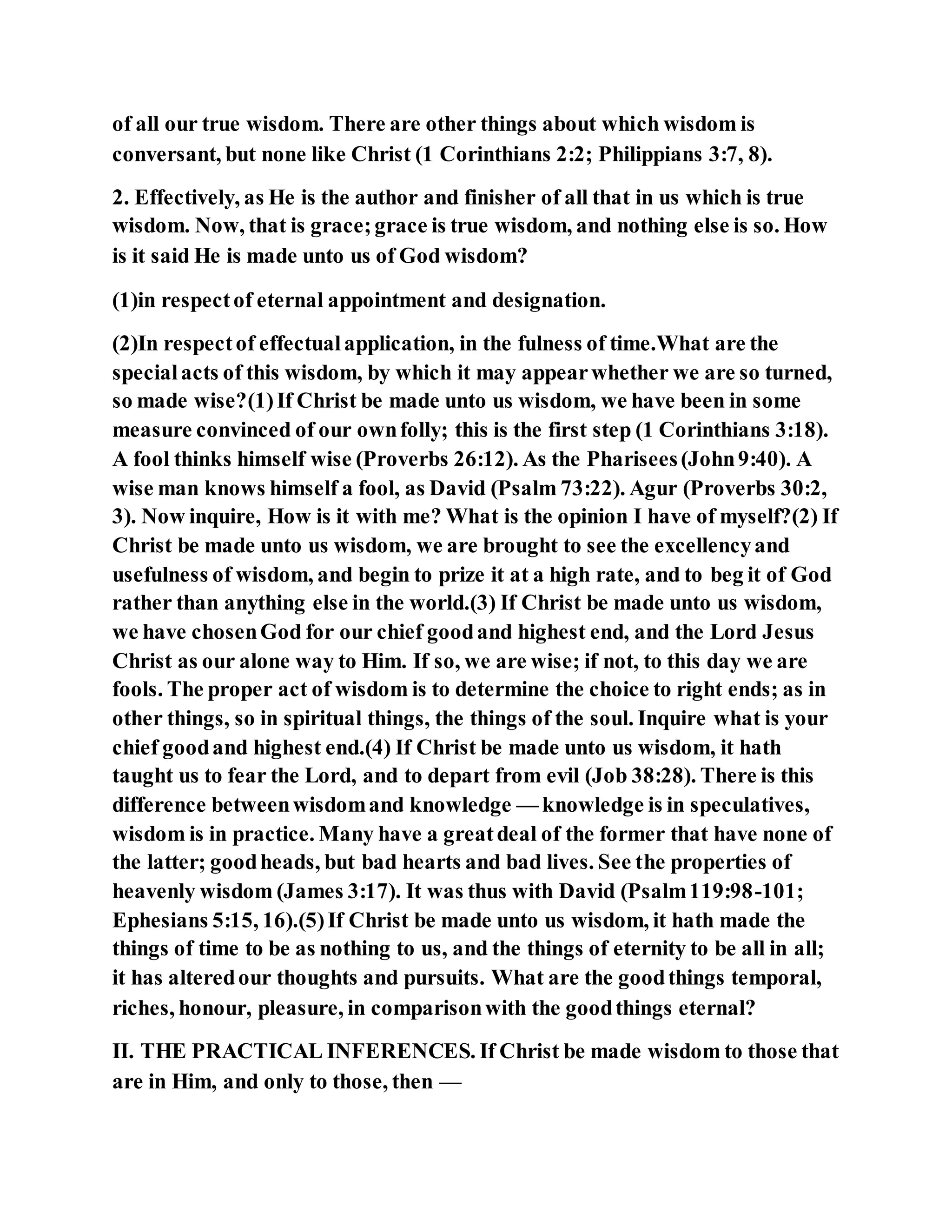 Jesus was the power and wisdom of god | DOCX