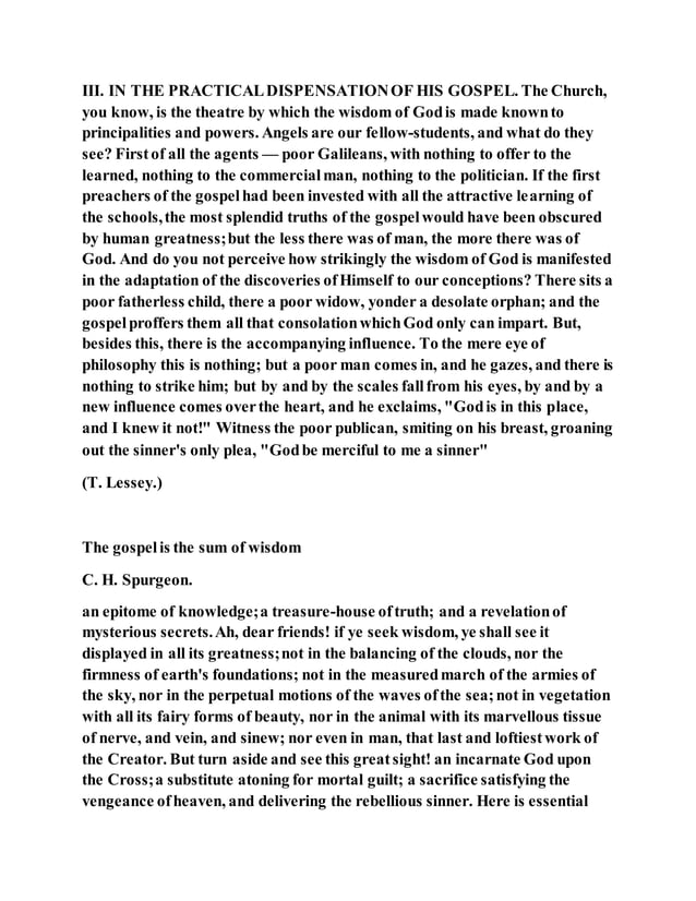 Jesus was the power and wisdom of god | PDF
