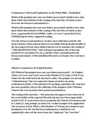 Jesus was the righteous one | PDF