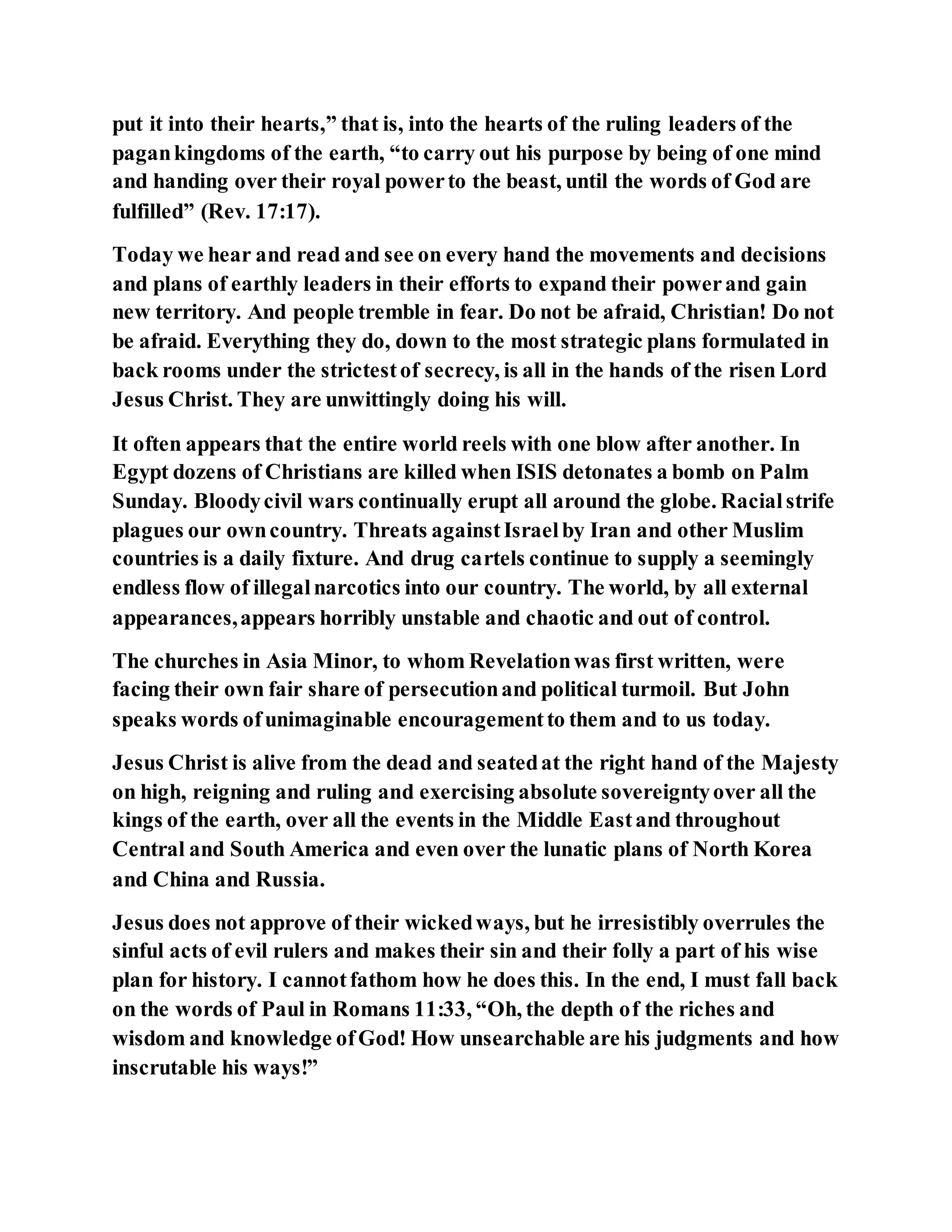 Jesus was the ruler of the kings of the earth | DOCX | Christianity ...