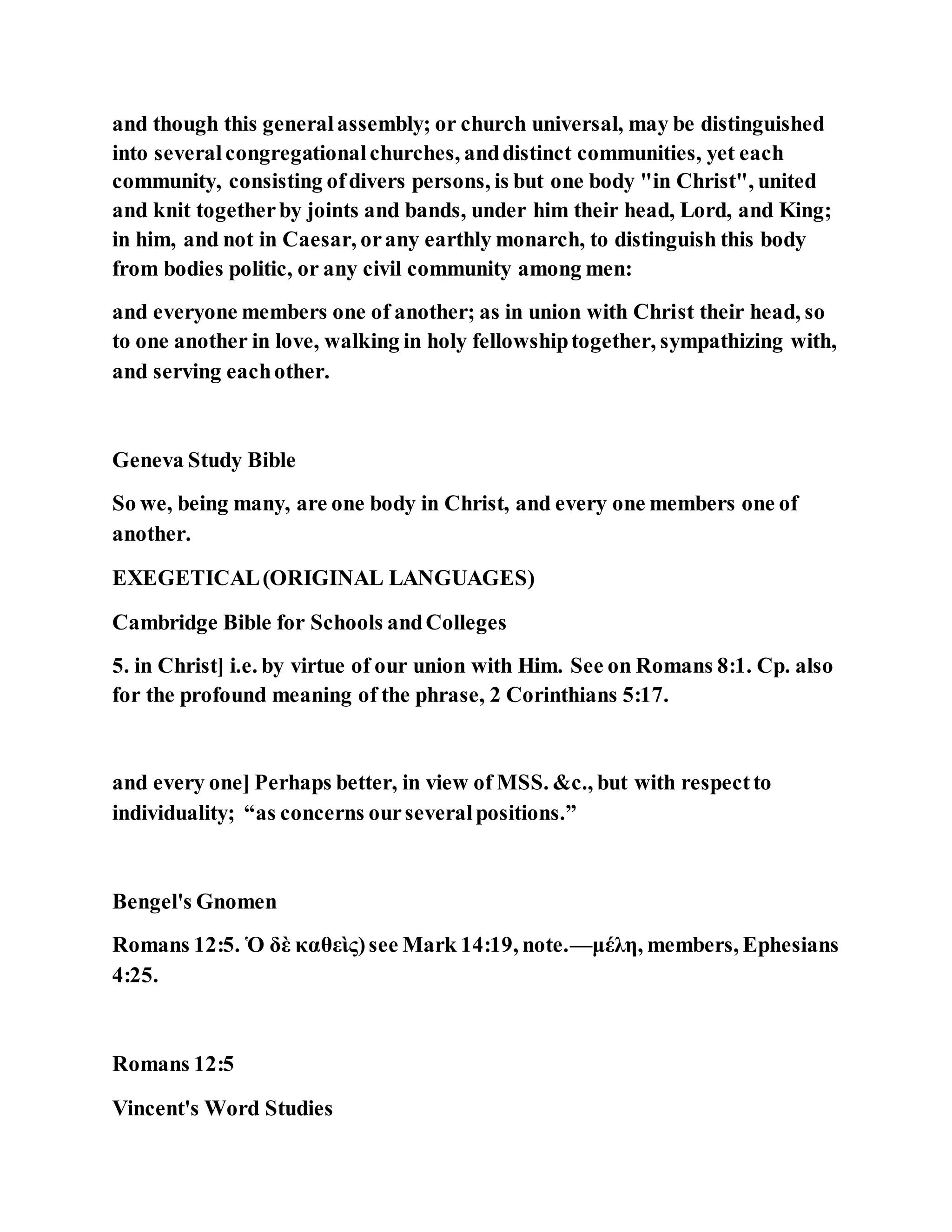 Jesus was the source of unity | PDF